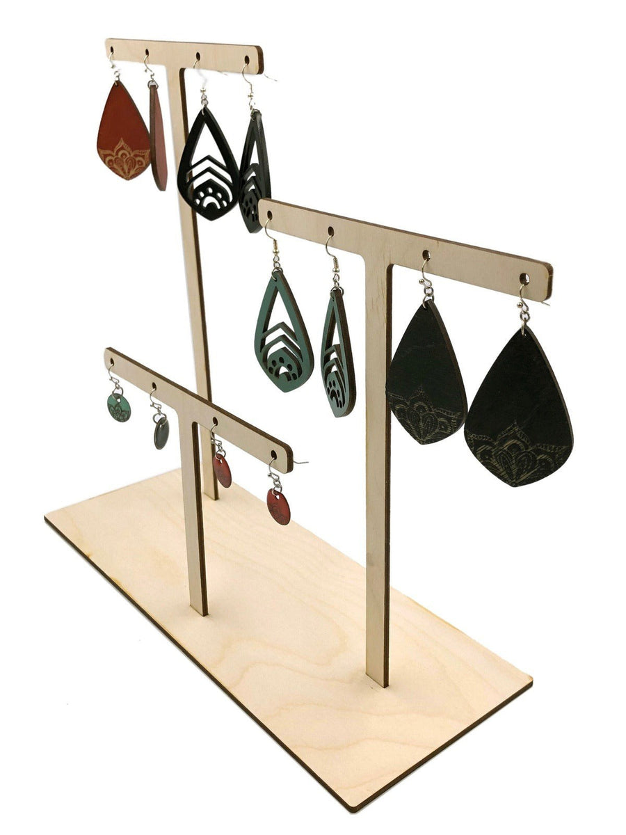 Earring Stand SVG, Earring Holder SVG, 3-Tree Tier SVG for Lasers ...