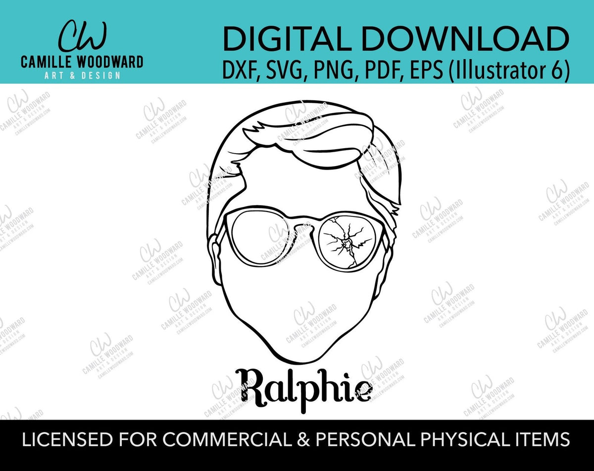 A Christmas Story Ralphie Face Clip Art, SVG, EPS, PNG - Sublimation ...